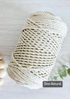 3ply TWISTED RECYCLED COTTON ROPE | Macrame 3ply Rope | Macrame Suppli ...